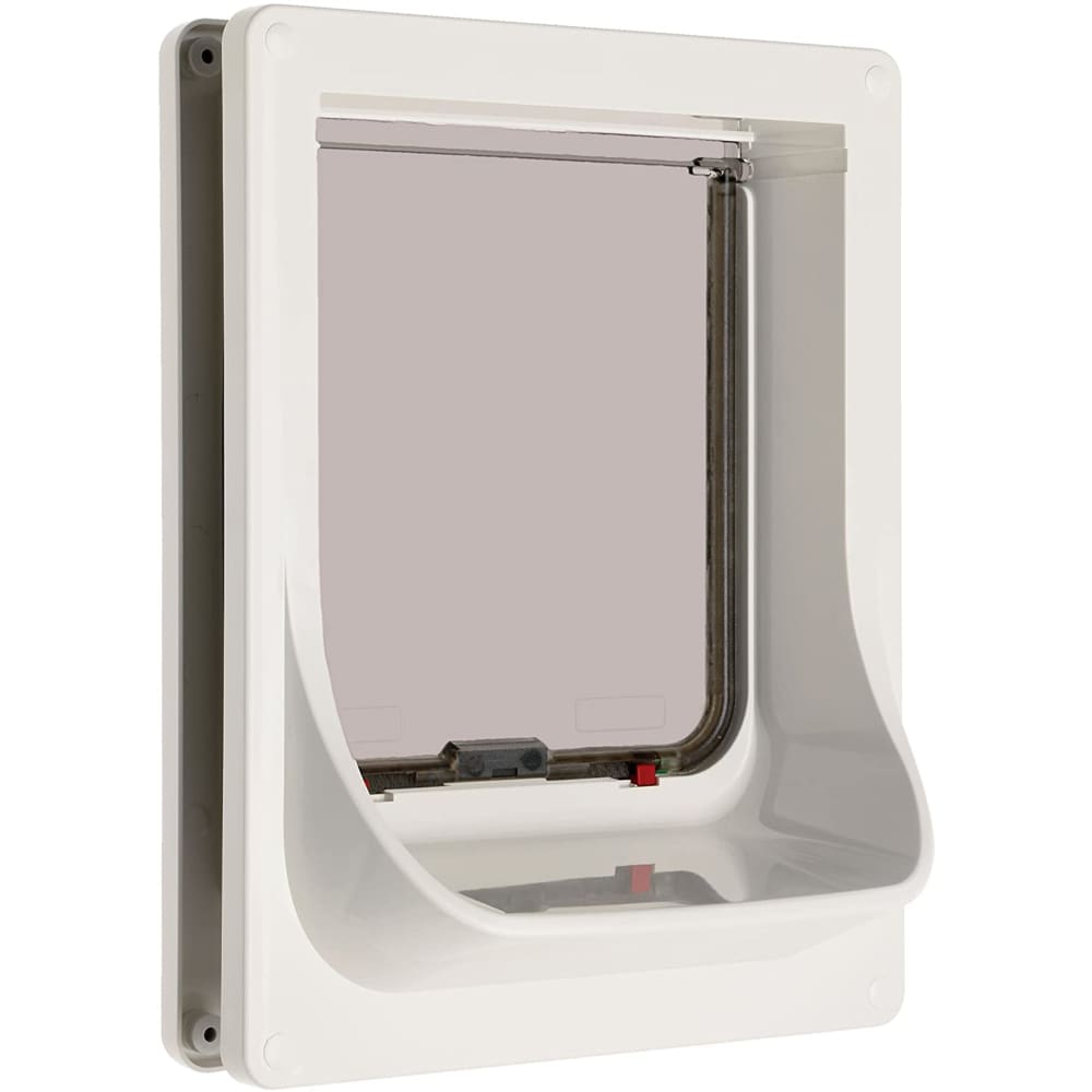 Ani Mate Electromagnetic Door White, Clear Small Dog Large Cat | ShelHealth