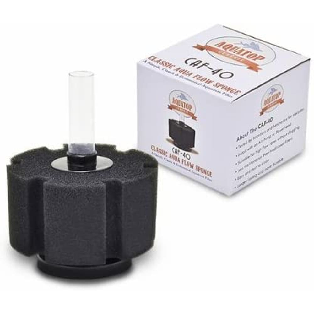 Aquatop Classic Aqua Flow CAF-40 Internal Sponge Filter Black | ShelHealth