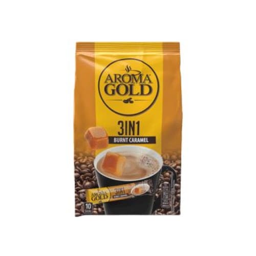 Aroma Gold 3 in 1 Burnt Caramel Instant Coffee Drink, 6 oz (170 g ...