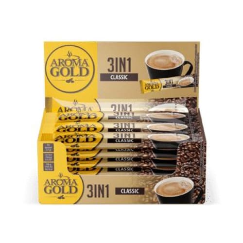 Aroma Gold 3 in 1 Classic Coffee Drink, 8.81 oz (250 g) | ShelHealth