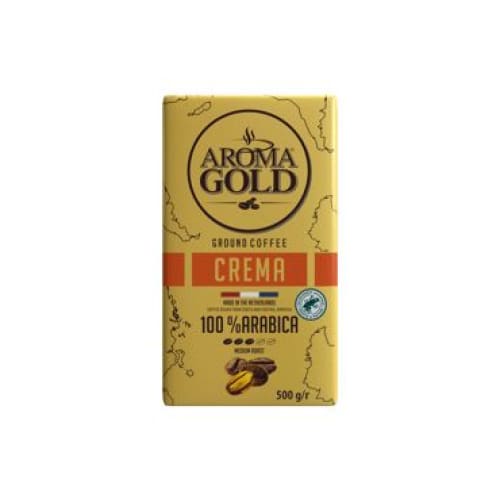 Aroma Gold Ground Coffee Crema, 17.6 oz (500 g) | ShelHealth