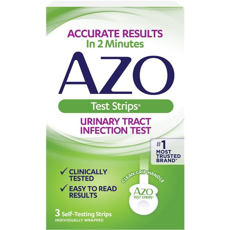AZO Azo Uti Test Strip, Box of 3 Strips | ShelHealth