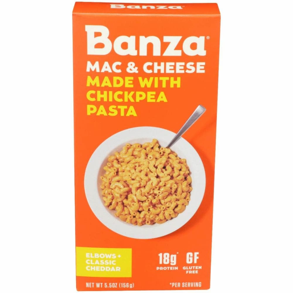 BANZA Elbows Classic Cheddar Mac And Cheese, 5.5 oz (Case of 4 ...