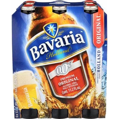 BAVARIA: Original Malt Non Alcoholic 6pk, 67.2 fo | ShelHealth