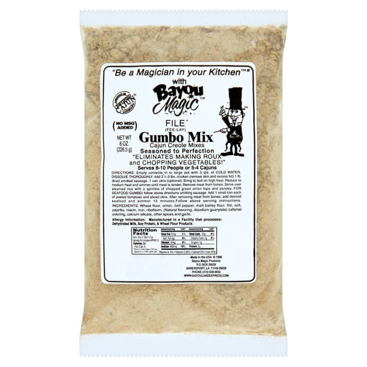 BAYOU MAGIC: Gumbo Mix, 8 oz (Case of 4) | ShelHealth