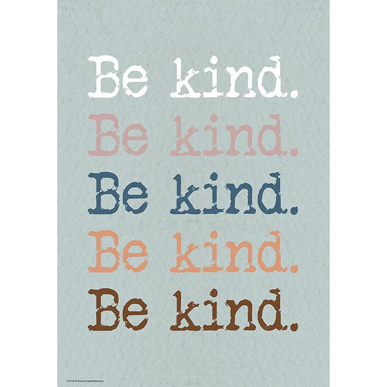 Be Kind Be Kind Positive Poster (Pack of 12) | ShelHealth
