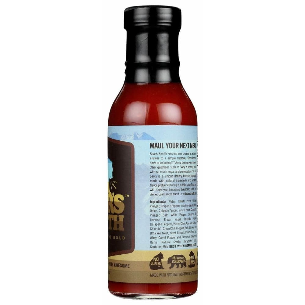 BEARS BREATH: Ketchup Spicy, 12 oz (Case of 4) | ShelHealth