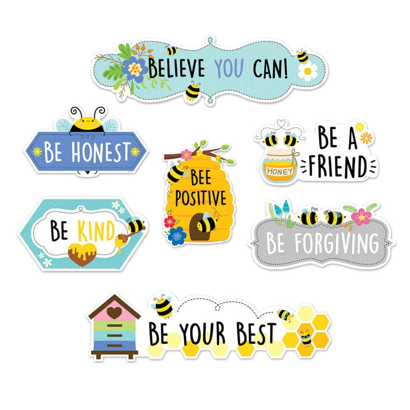 Bee Positive Mini Bulletin Board (Pack of 6) | ShelHealth