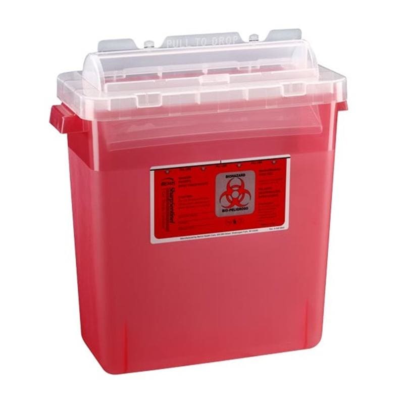 Bemis Manufacturing Sharps Container 3 Gal Red Rotating Lid | ShelHealth