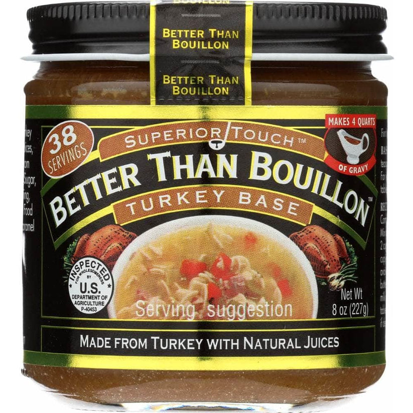 Better Than Bouillon Superior Touch Turkey Base, 8 oz (Case of 3 ...