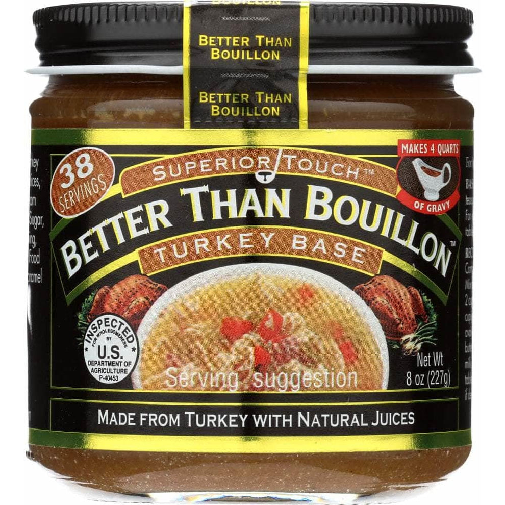 Better Than Bouillon Superior Touch Turkey Base, 8 oz (Case of 3 ...