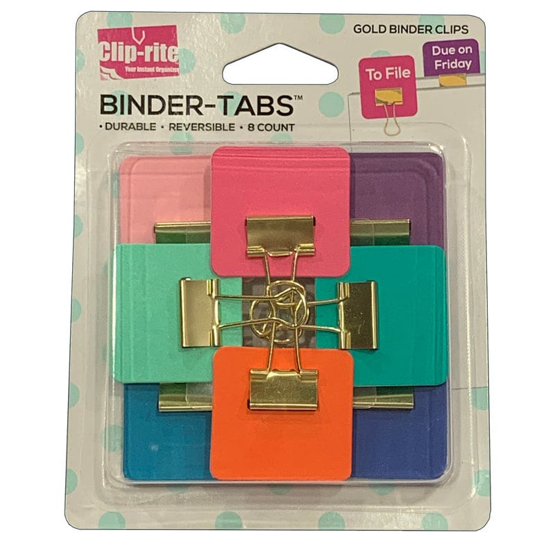 Binder Tabs Asstd Gold (Pack of 12) | ShelHealth