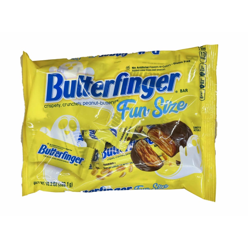 Butterfinger, Chocolatey, Peanut-Buttery, Individually Wrapped Fun Size ...