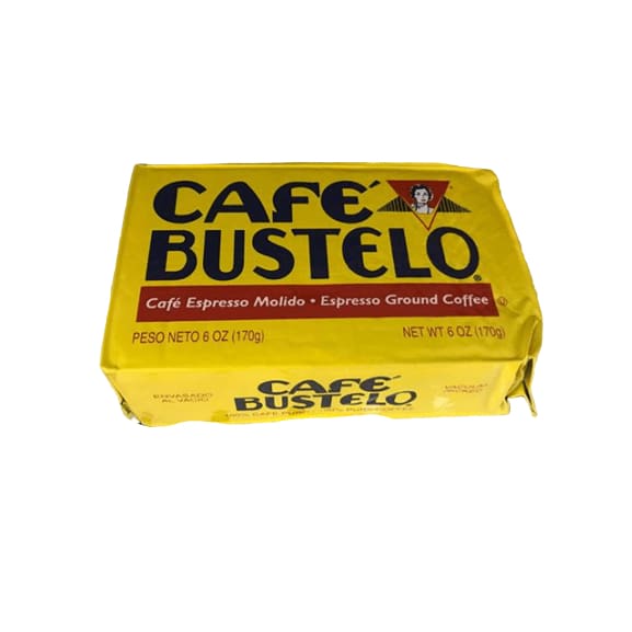 Café Bustelo Coffee Espresso Ground Coffee Brick, 6 Ounces (Case of 5 ...