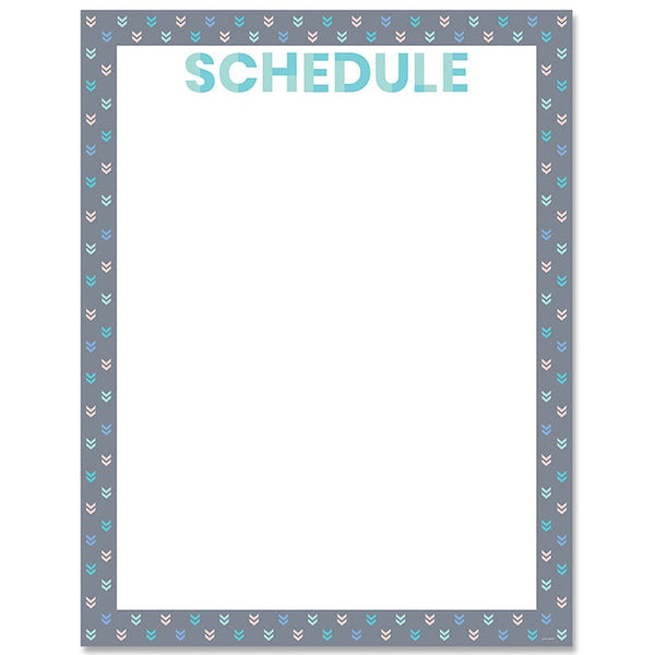 Calm & Cool Schedule Chart (Pack of 12) | ShelHealth