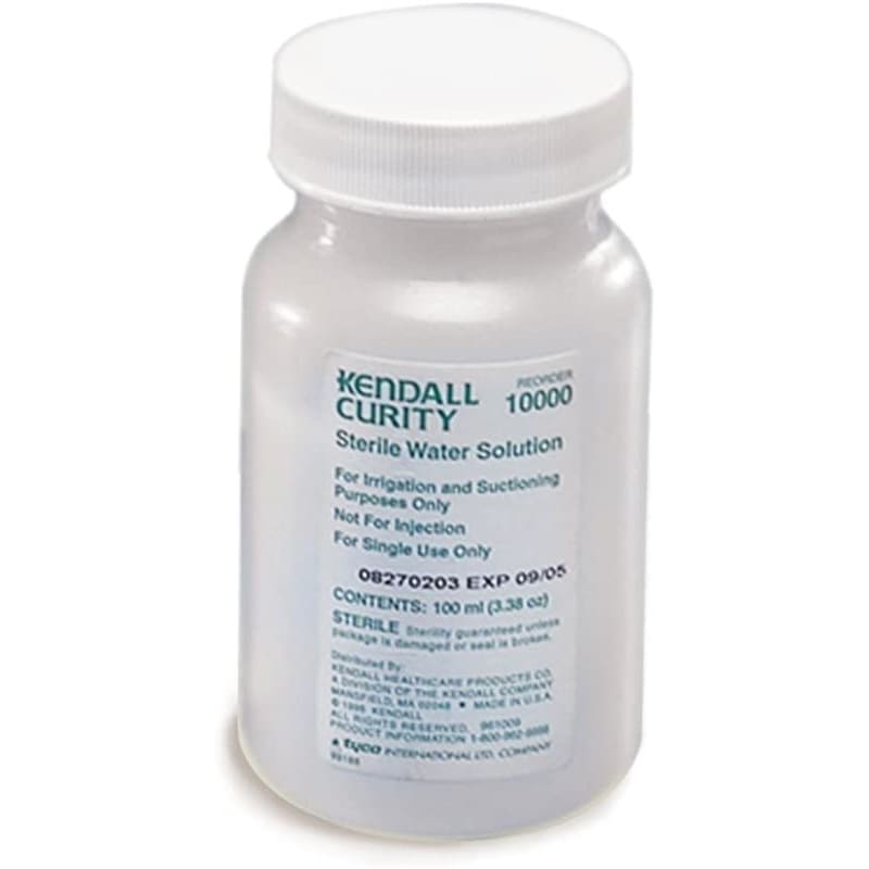 Cardinal Health Sterile Water 100Ml Bottle For Irrigati (Pack of 6 ...