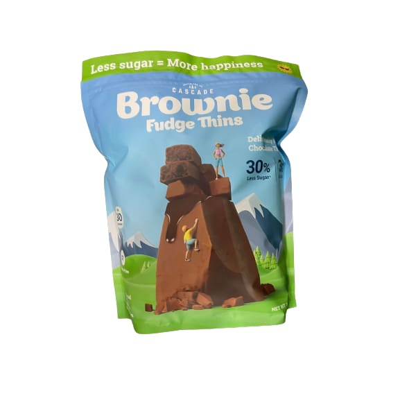 Cascade Brownie Fudge Chocolate Thins, 17 oz. | ShelHealth