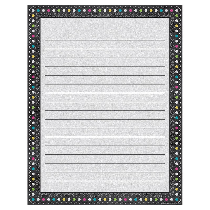 Chalkboard Brights Lined Chart (Pack of 12) | ShelHealth