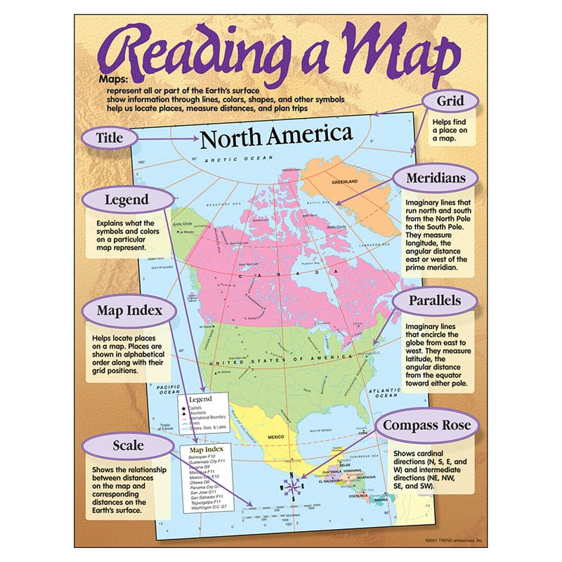 Chart Reading A Map (Pack of 12) | ShelHealth