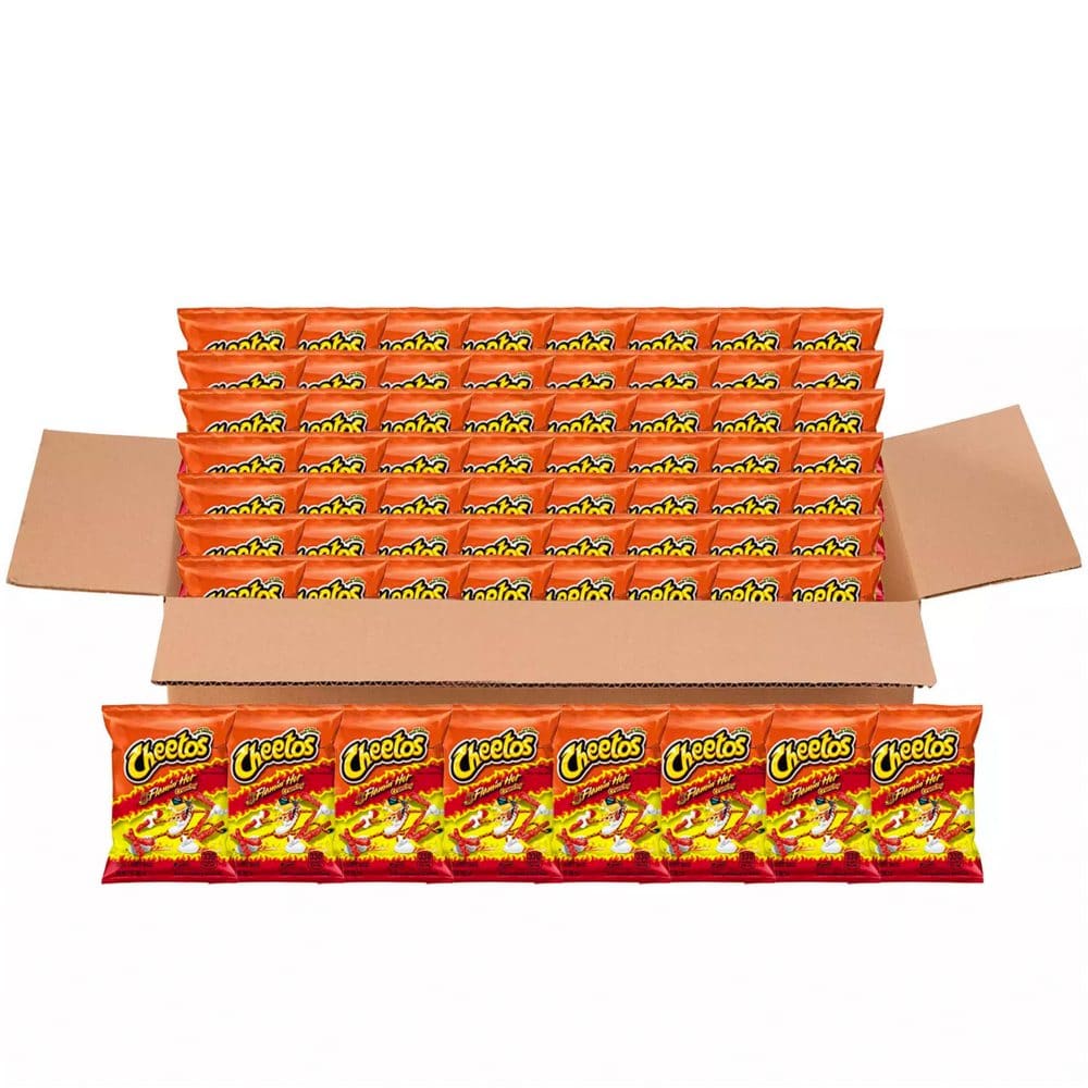 Cheetos Flamin' Hot Crunchy Cheese Snacks (2 oz., 64 ct.) | ShelHealth