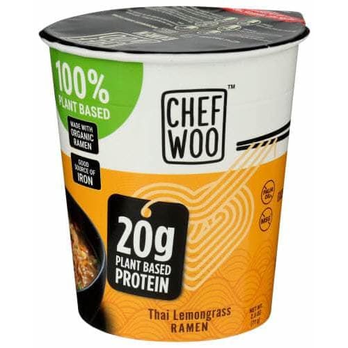 CHEF WOO: Thai Lemongrass Ramen, 2.5 oz (Case of 4) | ShelHealth