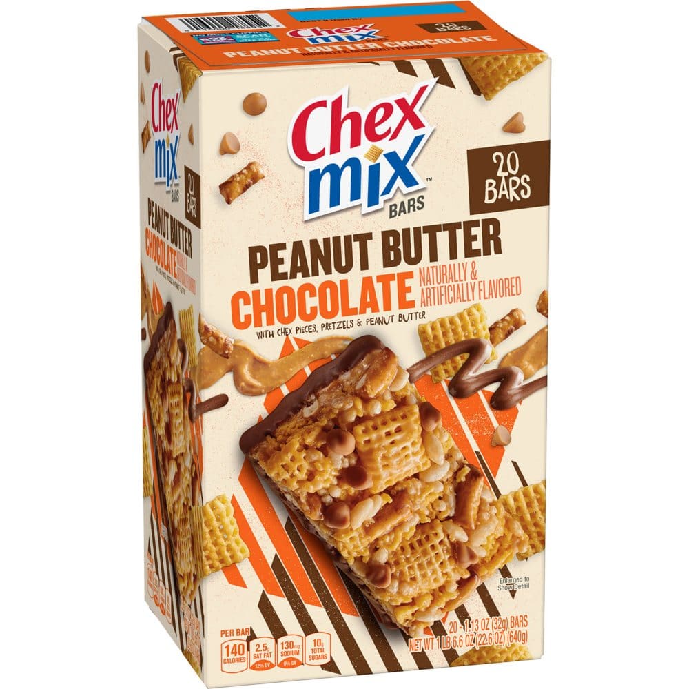 Chex Mix Peanut Butter Chocolate Treat Bars (20 ct.) | ShelHealth