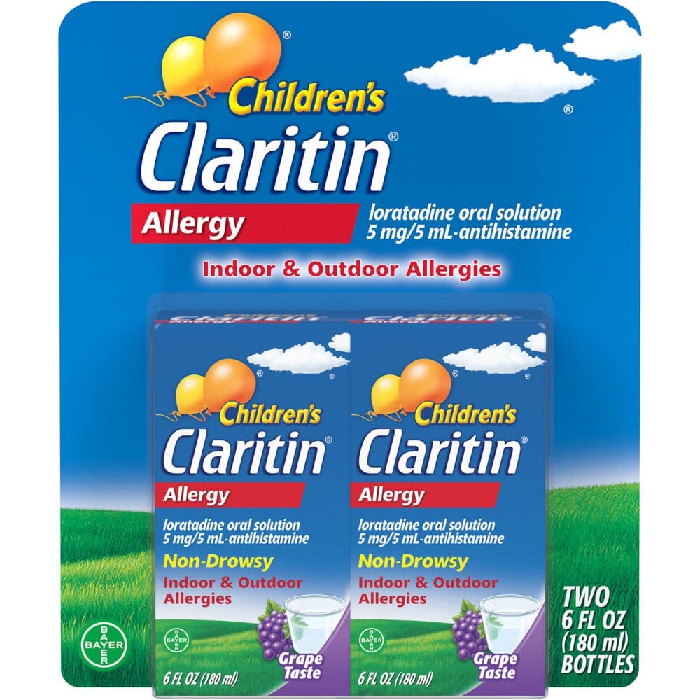 Children's Claritin Grape Allergy Relief Syrup (6 fl., oz. 2 pk ...