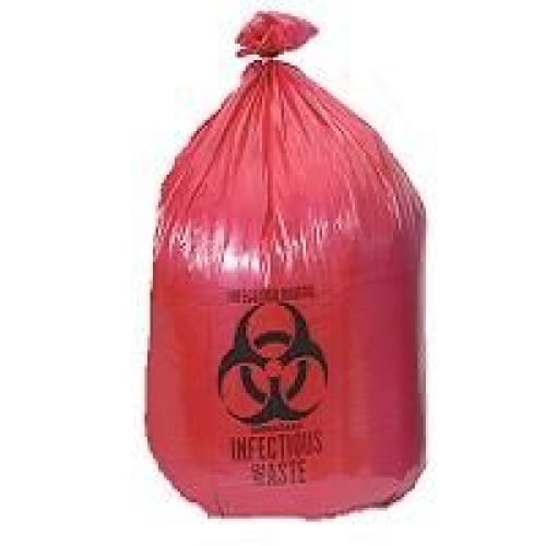 Colonial Bag Biohazard Bag 24 X 24 13Mic 10Gal Red, C1000 | ShelHealth