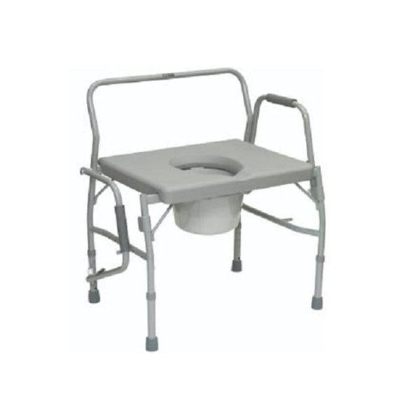 Compass Health Brands Commode Bariatric 24" Drop-Arm 650 Lb | ShelHealth