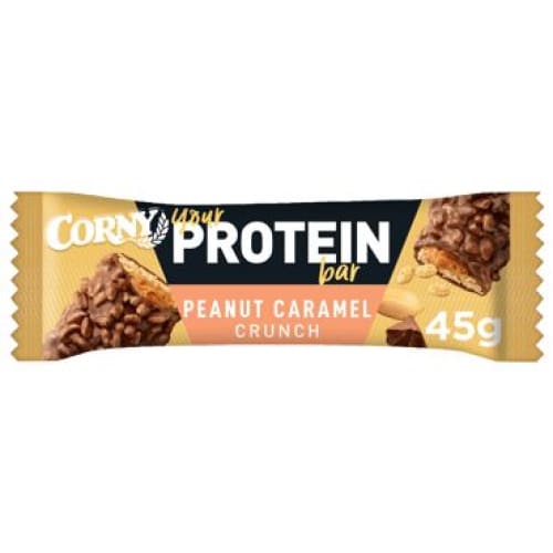 Corny Crunchy Chocolate Peanut Caramel Protein Bar Snack, 1.6 oz (45 g ...