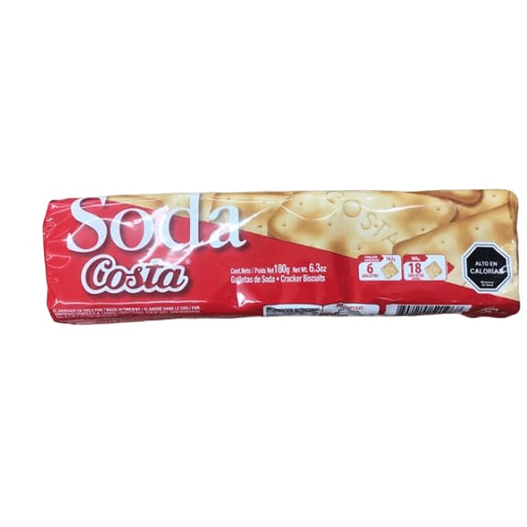 Costa Soda Crackers, 6.3 oz (Case of 6) | ShelHealth