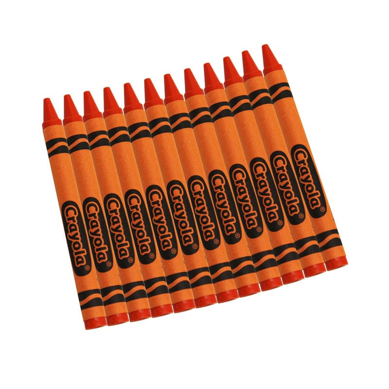 Crayola Bulk Crayons 12 Ct Orange (Pack of 12) | ShelHealth