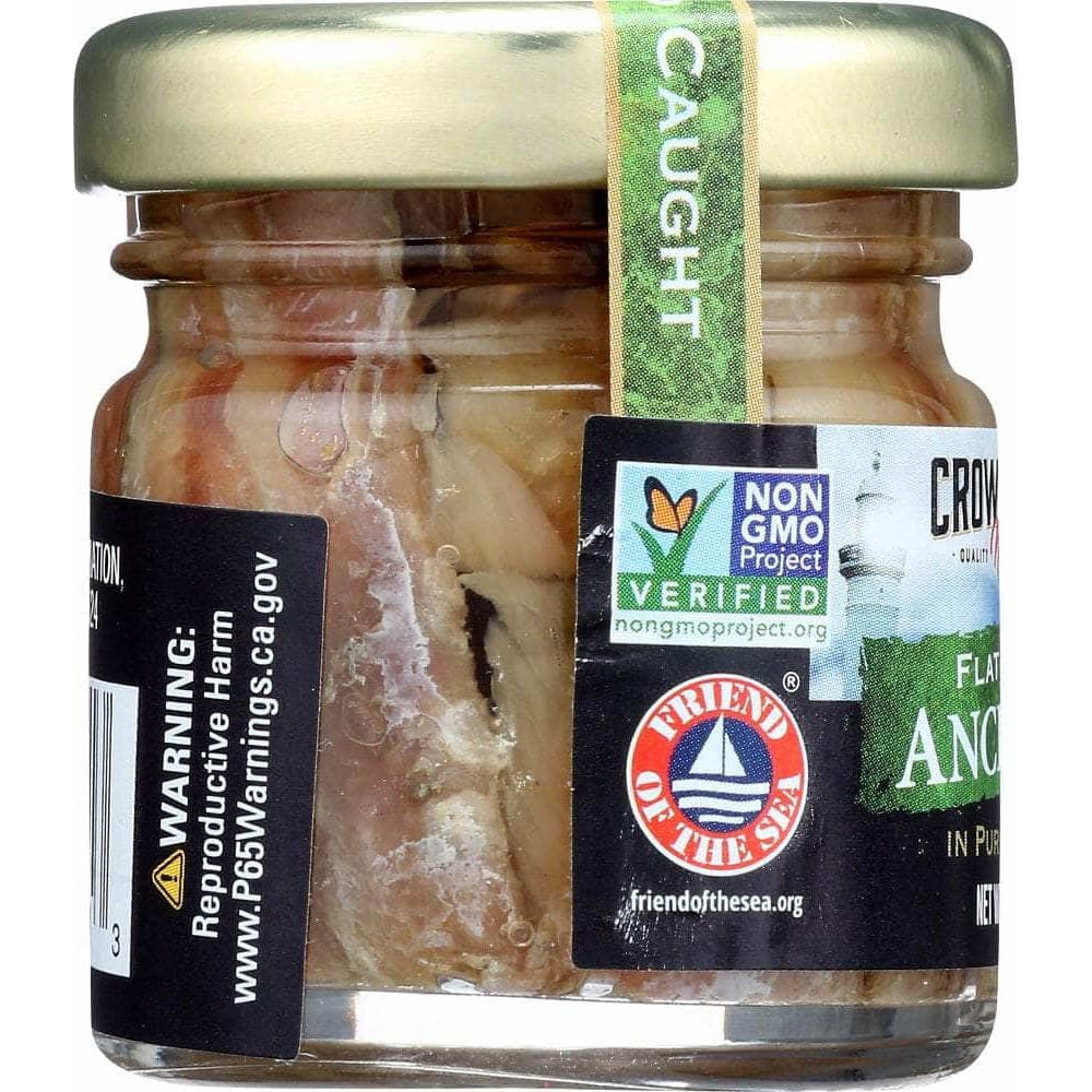 Crown Prince Natural Flat Fillets Anchovies In Pure Olive Oil, 1.5 Oz ...