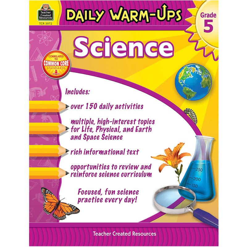 Daily Warm Ups Science Gr 5 (Pack of 2) | ShelHealth