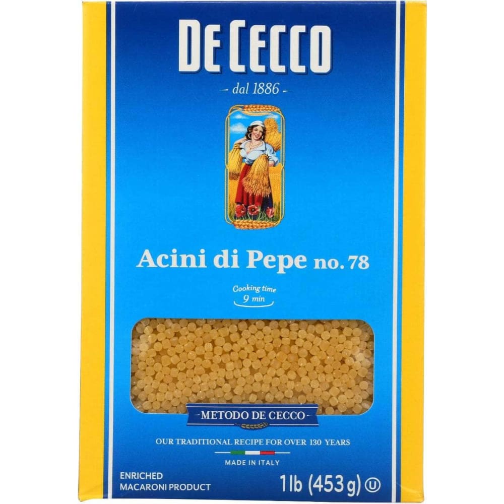 DE CECCO Pasta Ancini Di Pepe, 16 oz (Case of 4) | ShelHealth