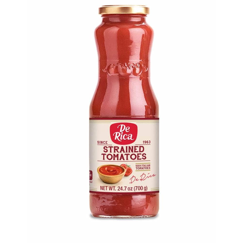 DE RICA: Strained Tomatoes, 24.7 oz (Case of 4) | ShelHealth