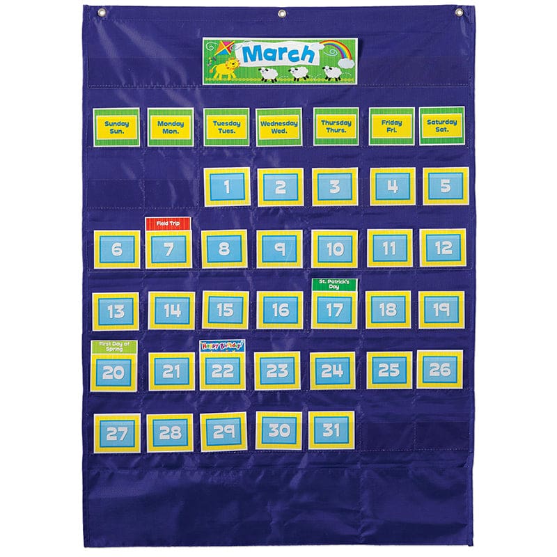 Deluxe Calendar Pocket Chart (Pack of 2) | ShelHealth