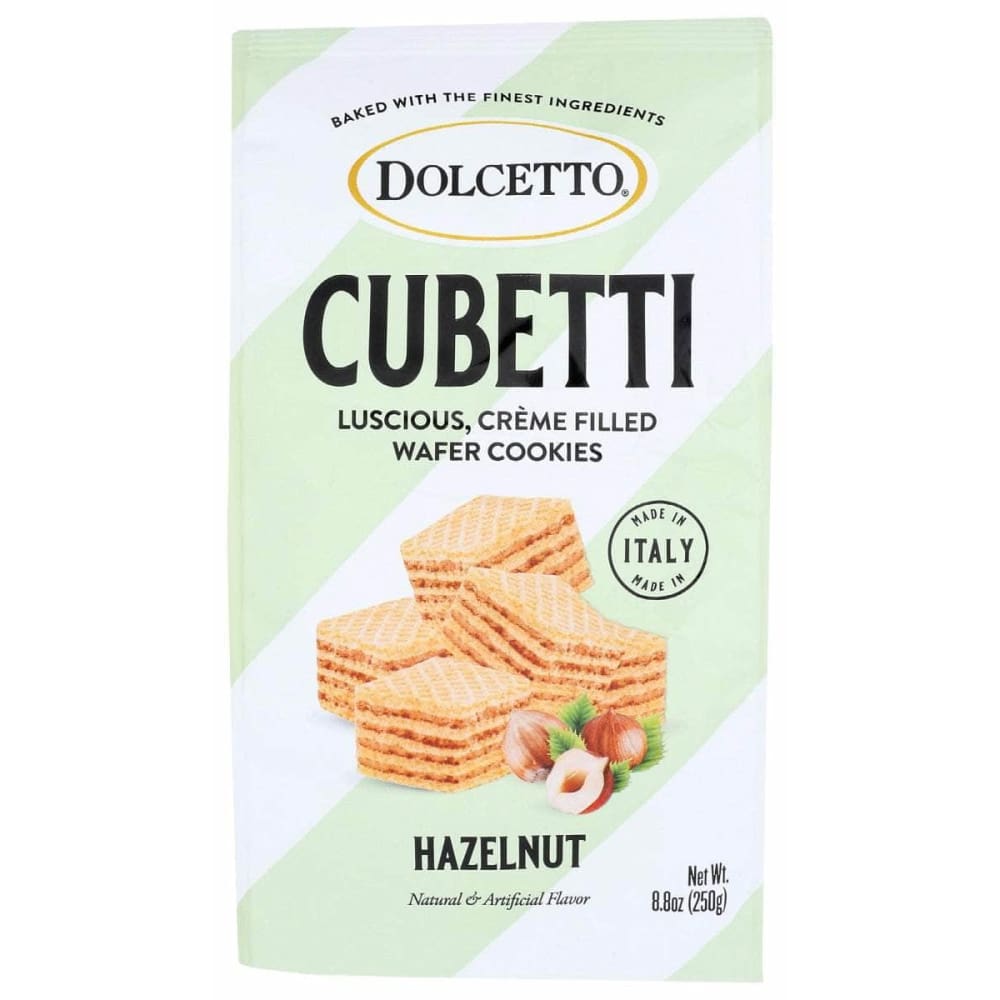 Dolcetto Cubetti Hazelnut Wafer, 8.8 Oz (Case of 4) | ShelHealth