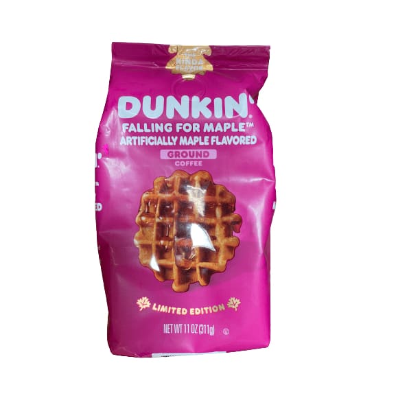 Dunkin' Falling For Maple Ground Coffee, Limited Edition, 11 oz ...