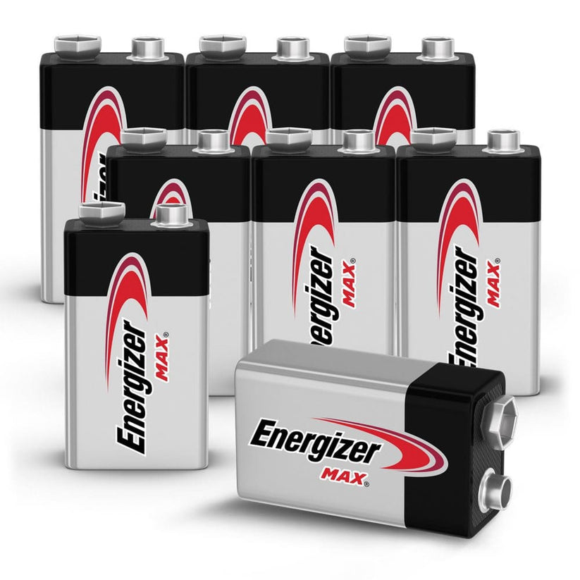 Energizer MAX 9 Volt Alkaline Batteries (8 Pack) | ShelHealth