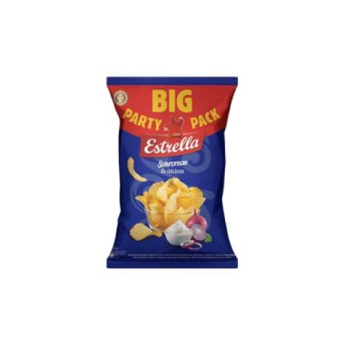 ESTRELLA Sour Cream & Onions Potato Chips, 8.82 oz. (250 g.) | ShelHealth
