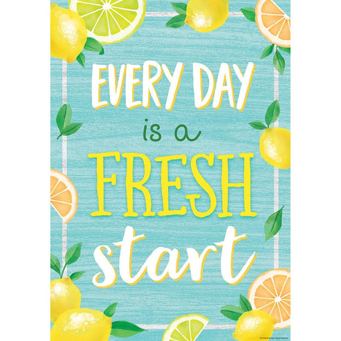 Every Day Is A Fresh Start Positive Poster (Pack of 12) | ShelHealth