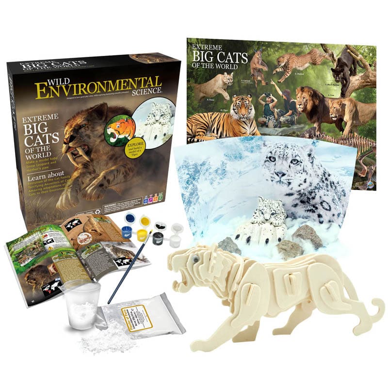 Extreme Science Kit Big Cats Of The World Wild Science (Pack of 2 ...