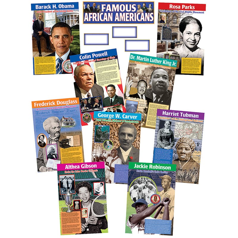 Famous African Americans Bb Set (Pack of 3) | ShelHealth
