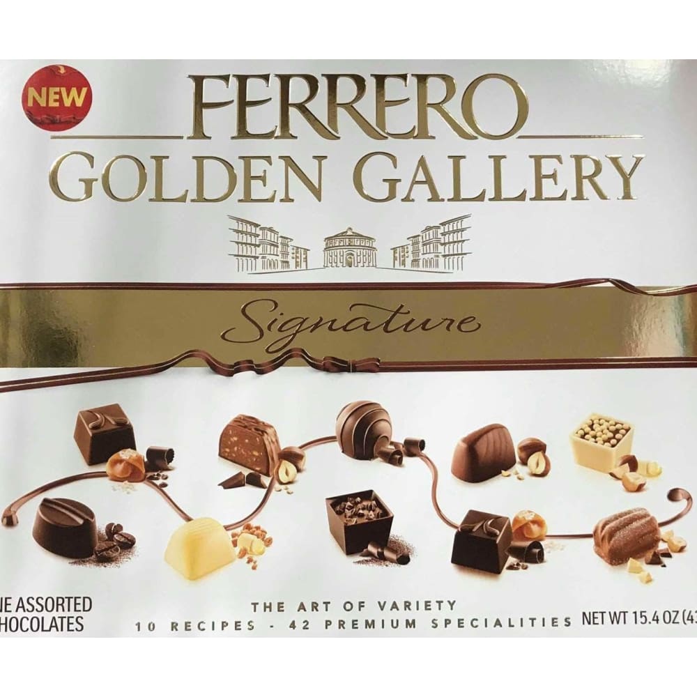 Ferrero Golden Gallery Signature 42 Piece Fine Assorted Confections, 15 ...