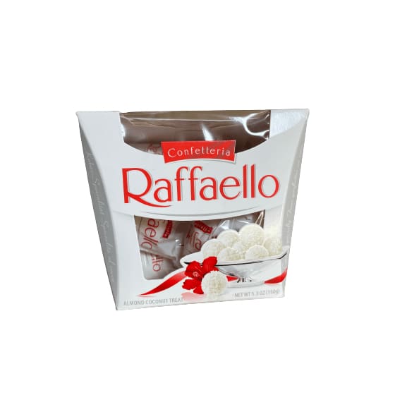 Ferrero Raffaello Almond Coconut Candy, 15 Count, Individually Wrapped ...