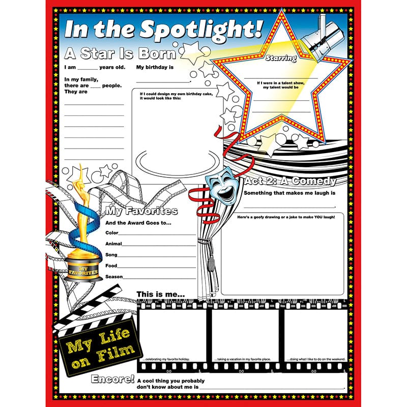Fill Me In Posters In The Spotlight (Pack of 3) | ShelHealth