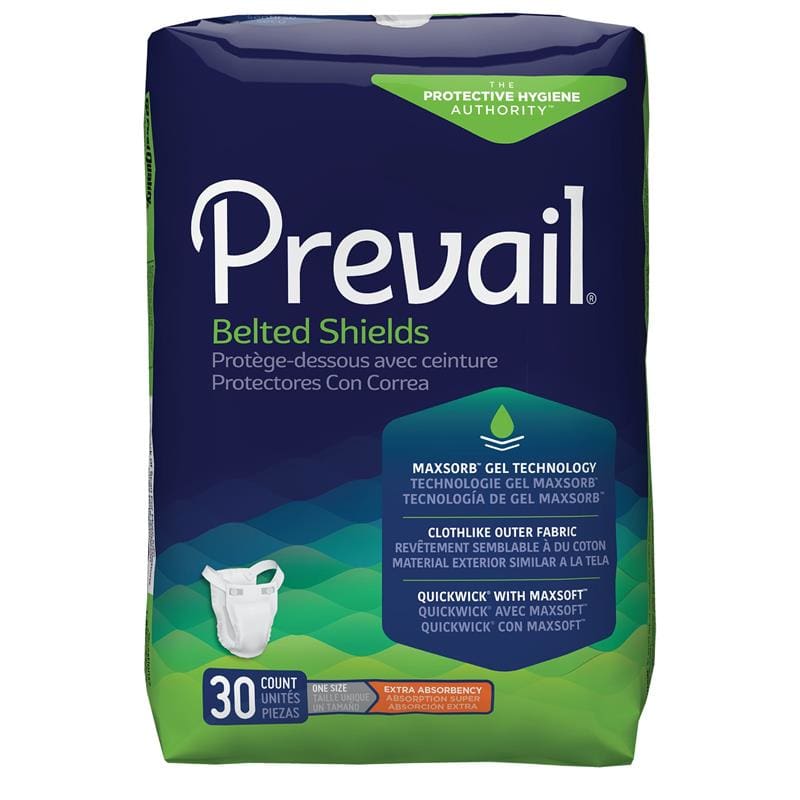 First Quality Prevail Belted Shield Extra Absorbent, C120 | ShelHealth