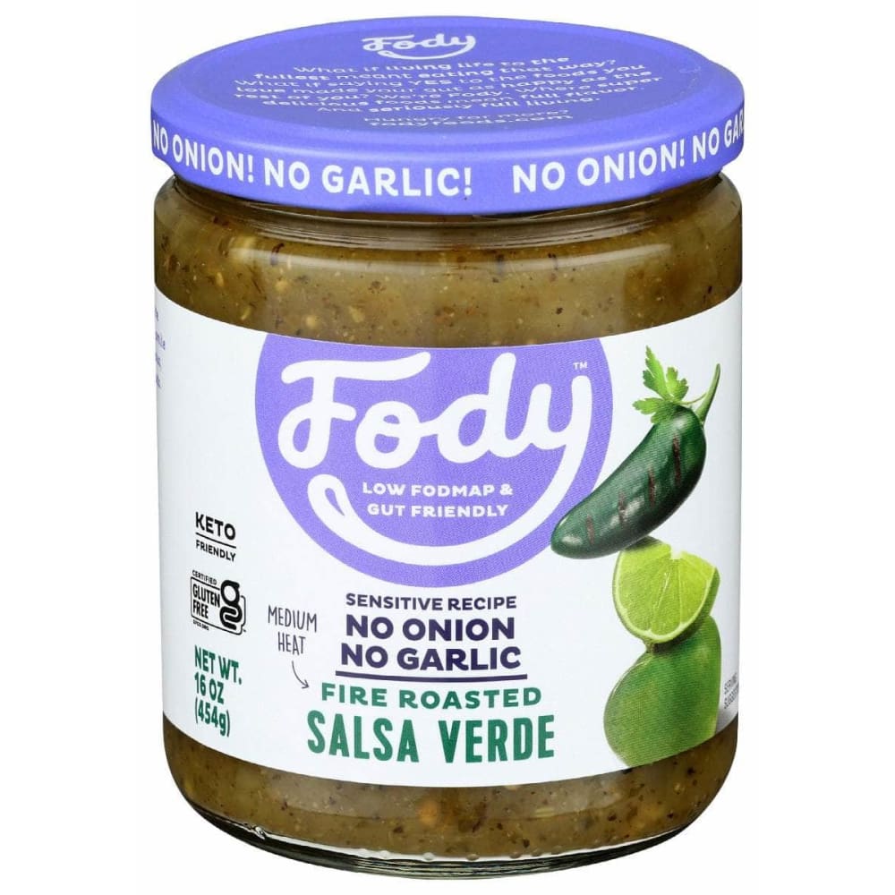 FODY FOOD CO: Fire Roasted Salsa Verde, 16 oz (Case of 3) | ShelHealth