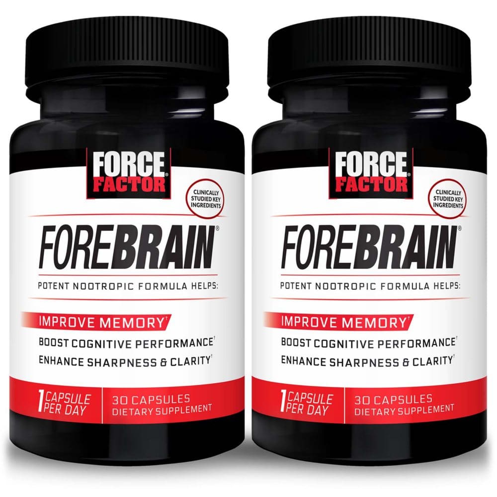Force Factor Forebrain Memory Support Supplement (30 ct., 2 pk ...